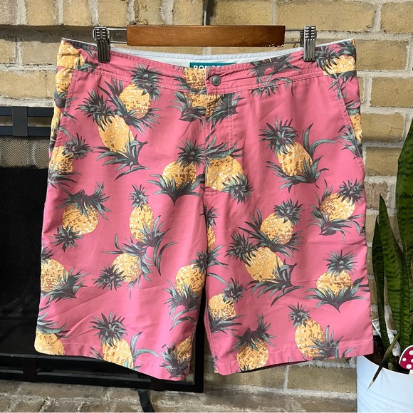 Bonobos | Swim | Bonobos Mens Swim Trunks 9 Pink Pineapple Size 33 ...